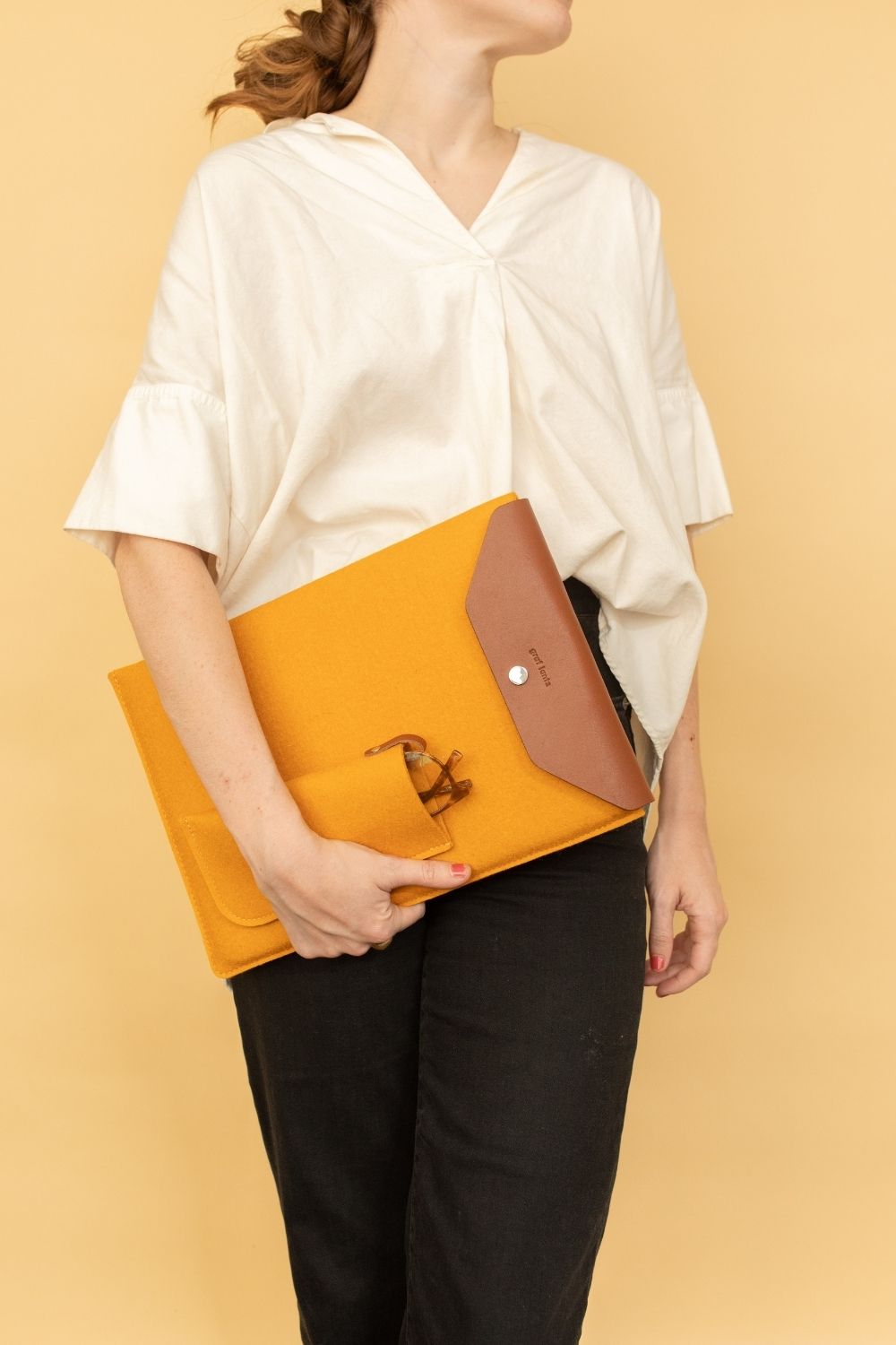 Stylish Merino Wool Felt Workspace Essentials from Graf Lantz